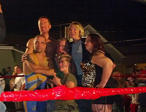 Aredale Mayor Minnier Wrestles Starla Love - NorthIowaToday.com