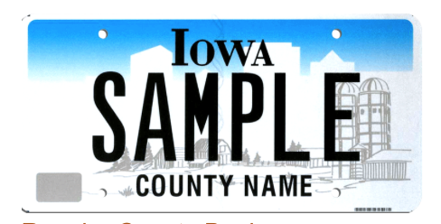 Iowa Governor to unveil choices for Iowa's new license plates ...