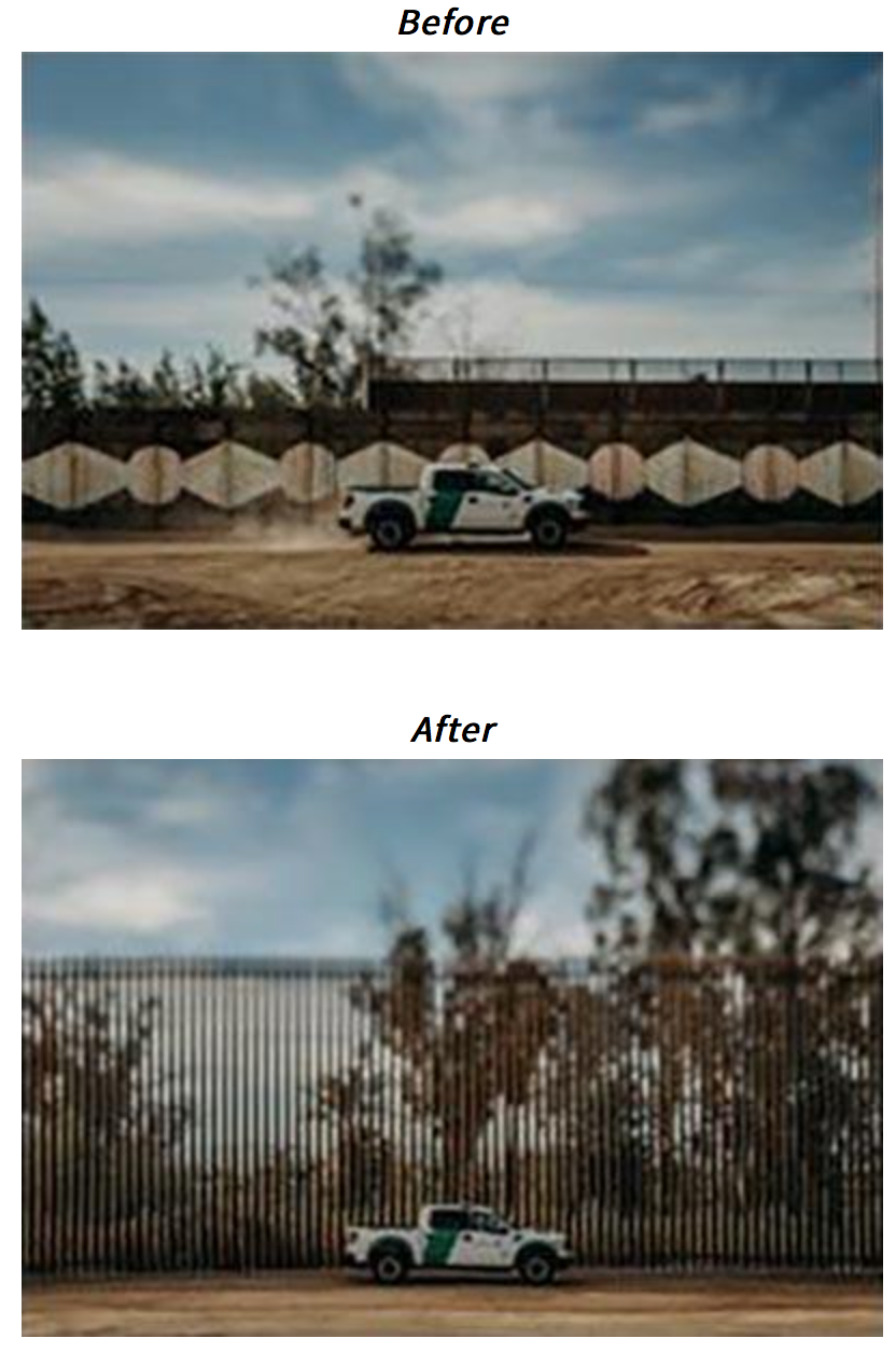 Department of Homeland Security announces "walls work" and miles of new ...