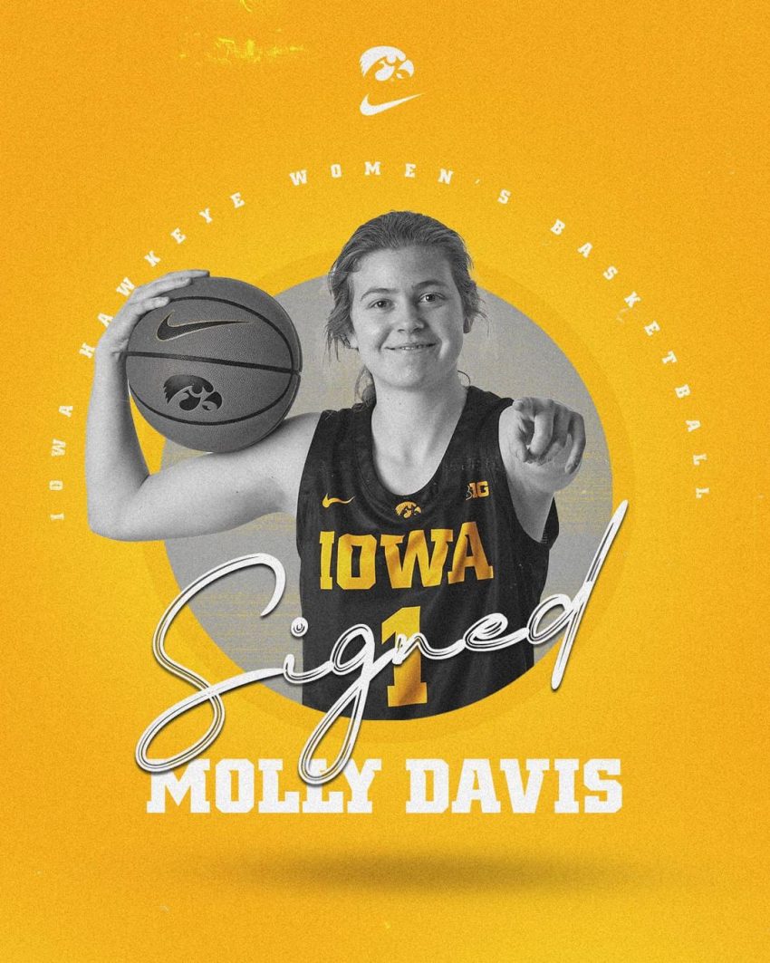 Women's College Basketball: Transfer Molly Davis signs with Iowa ...