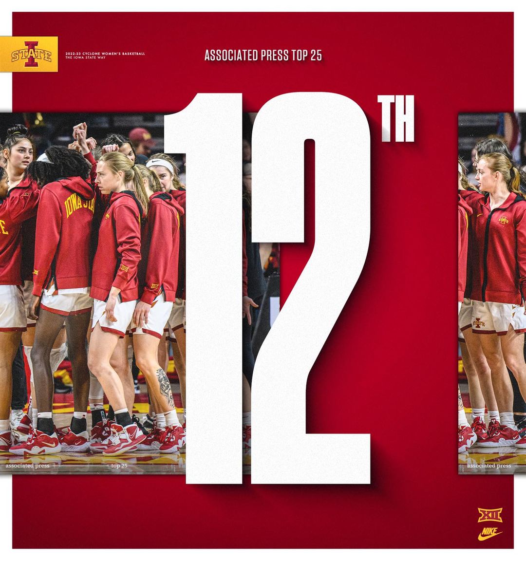 Women's College Basketball: Cyclones move to #12 ranking as Ashley ...