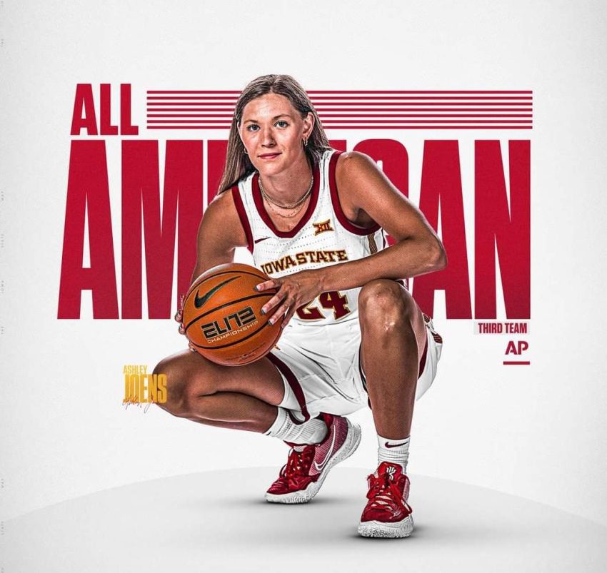 Women's College Basketball: Iowa State’s Ashley Joens earns AP All ...