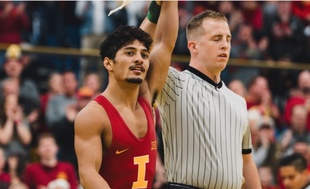 College Wrestling: Iowa State's Kysen Terukina named Big 12 Wrestler of ...