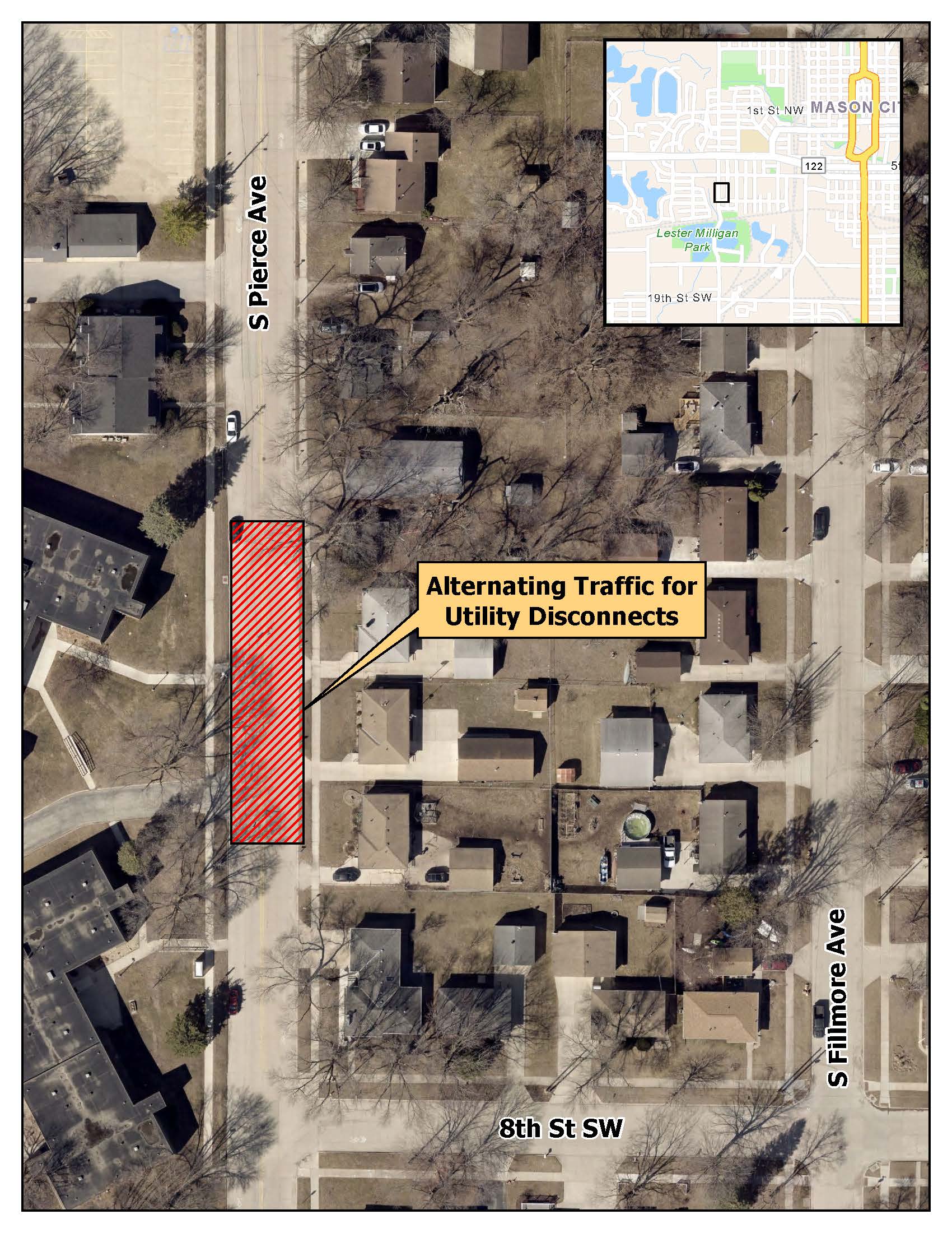 Mason City road reduced to alternate lane all week - NorthIowaToday.com