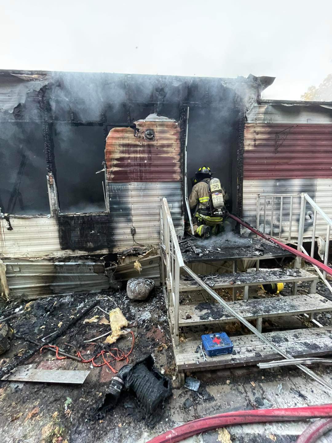 Fort Dodge trailer destroyed by fire - NorthIowaToday.com