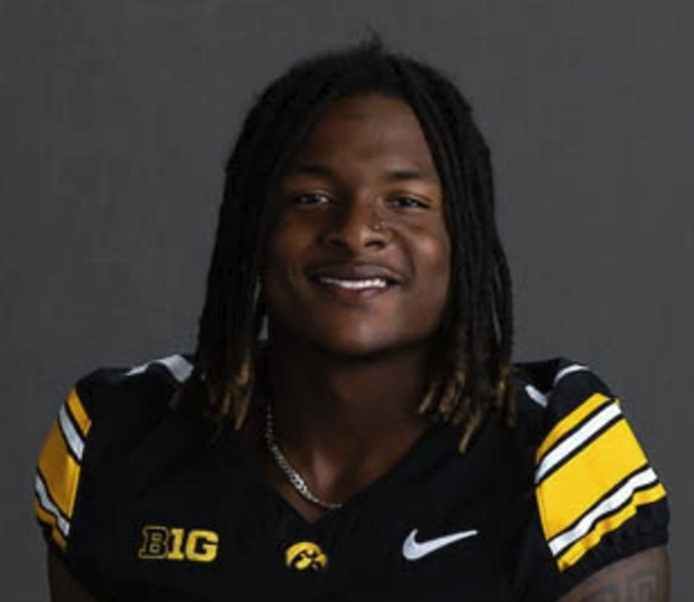 College Football: Iowa all-time great running back Kaleb Johnson ...