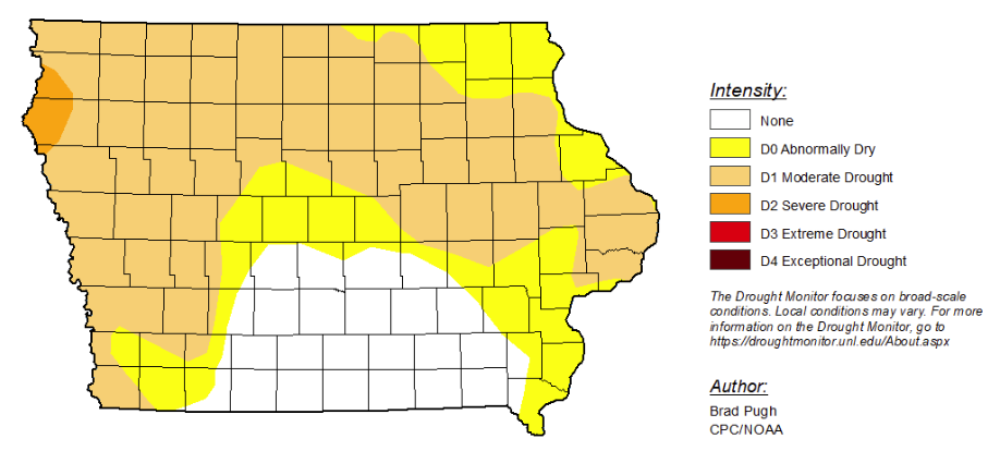 2024 drought conditions in Iowa return to normal with above-average ...