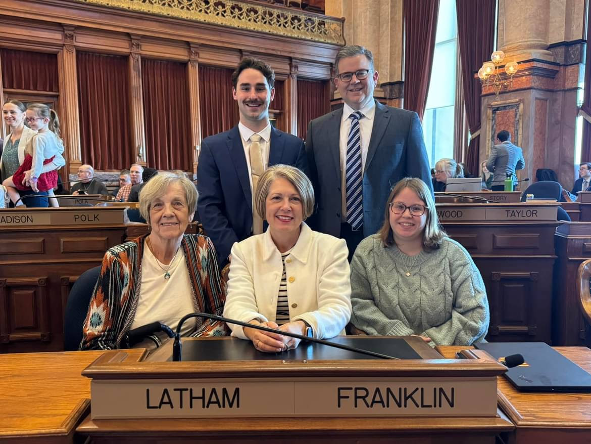 Rep. Shannon Latham recaps first week of Iowa's 91st Legislative ...