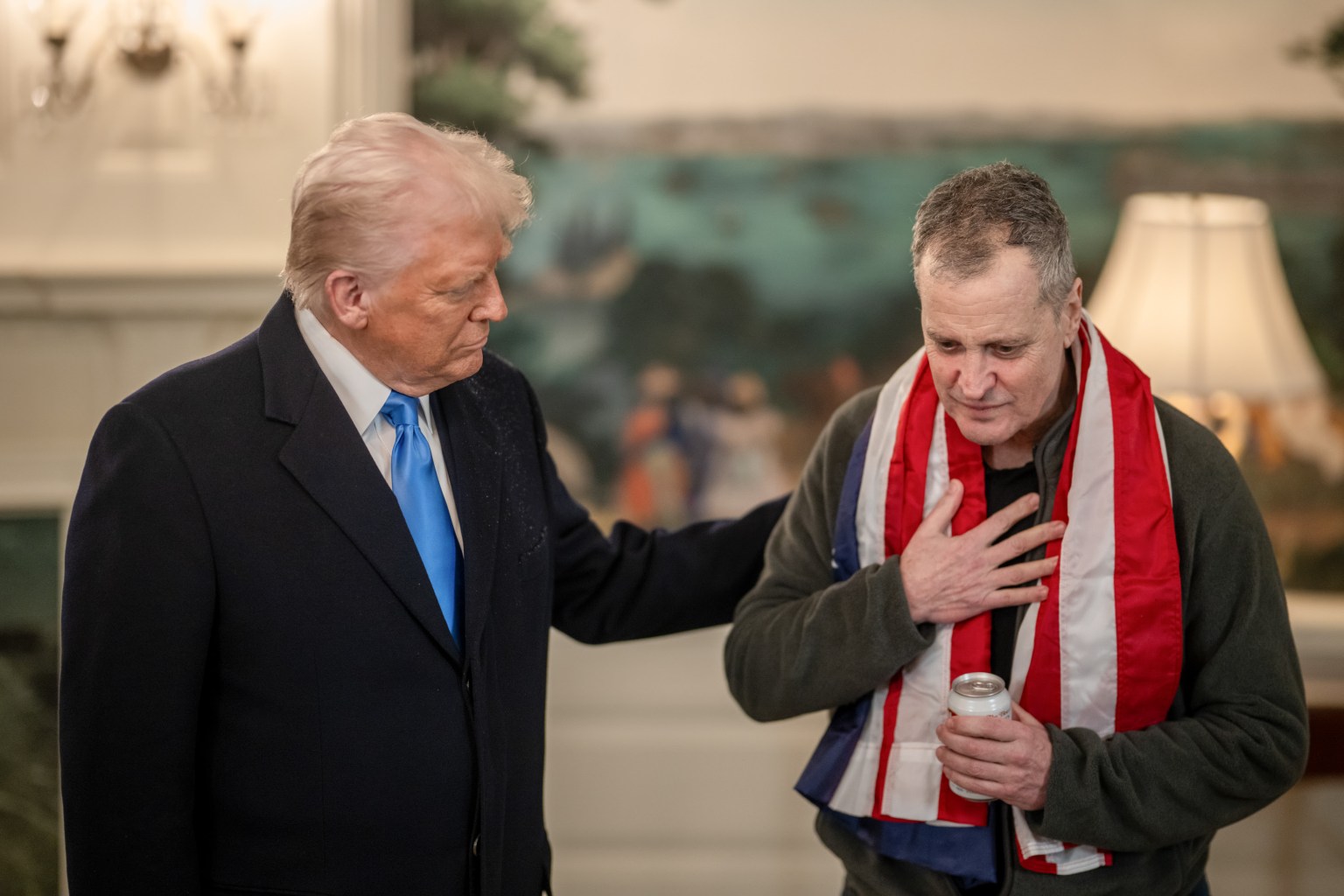 President Trump welcomes freed American hostage Marc Fogel after ...