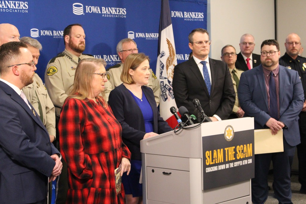 Iowa Attorney General Bird sues crypto ATM companies for fleecing ...