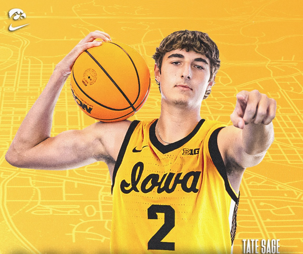 College Basketball: Iowa Hawkeyes add Tate Sage from Oklahoma to roster ...
