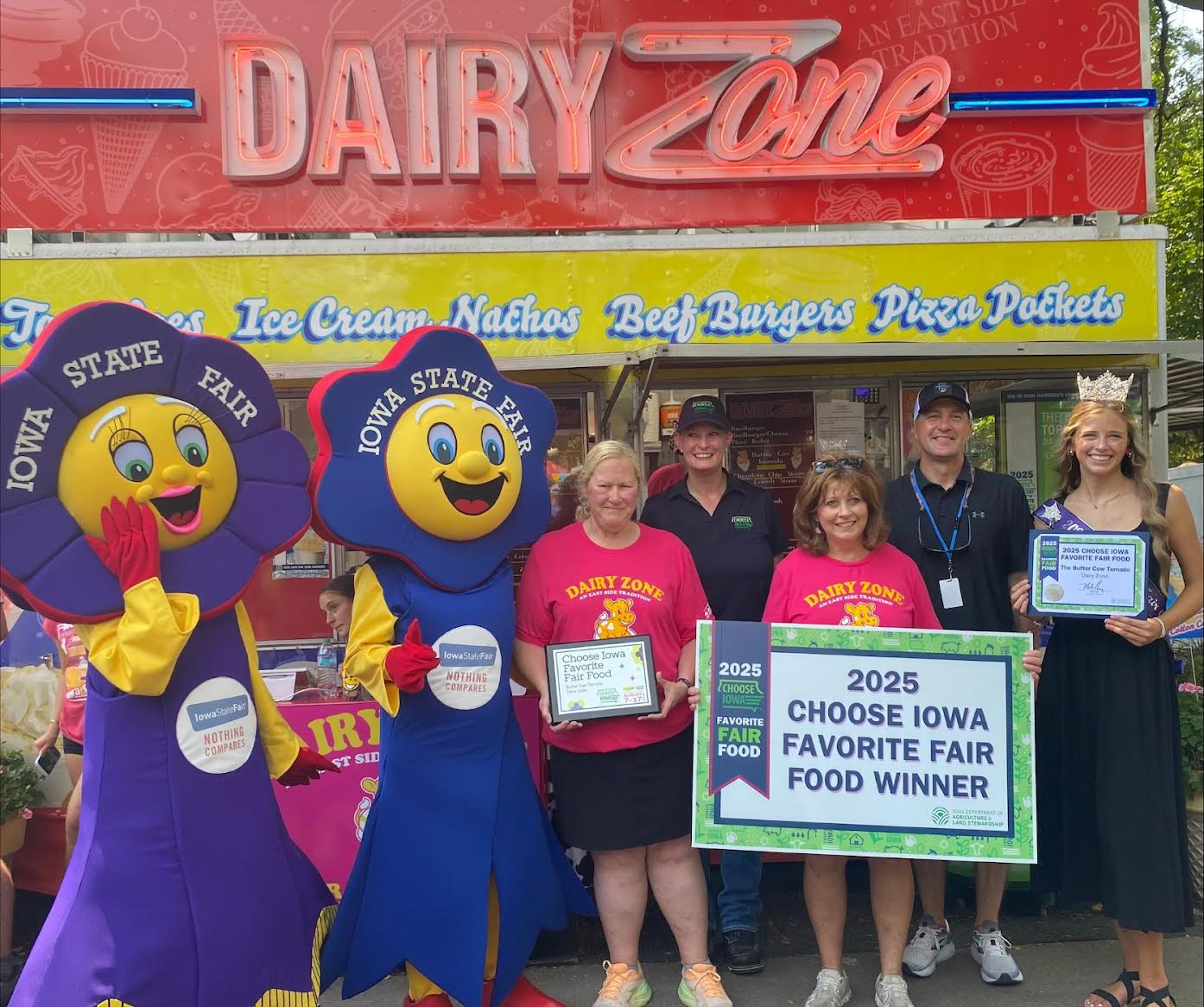 Dairy Zone wins “Choose Iowa Favorite Fair Food” Contest at the 2025 ...