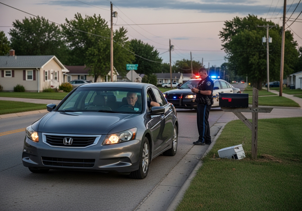 Elderly Nora Springs driver cited for running over mailbox ...