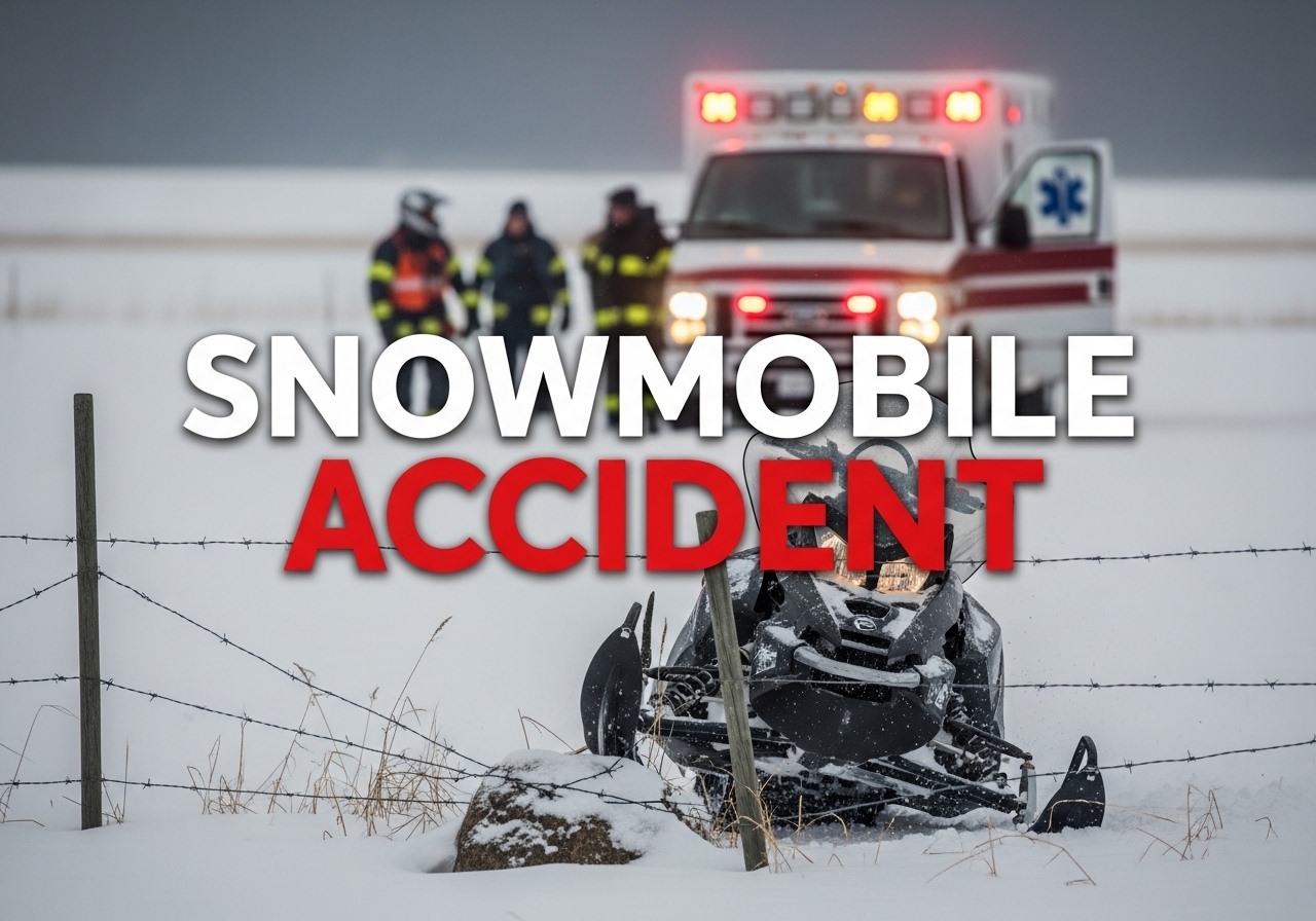 Nora Springs man hospitalized after snowmobile accident ...